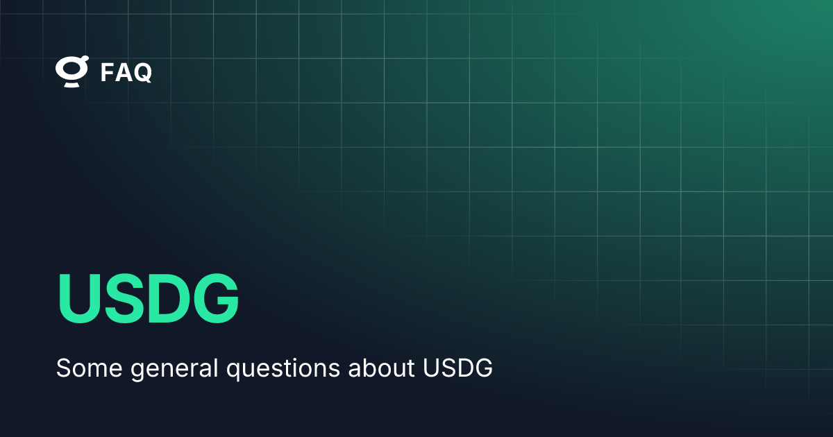 USDG | FAQ